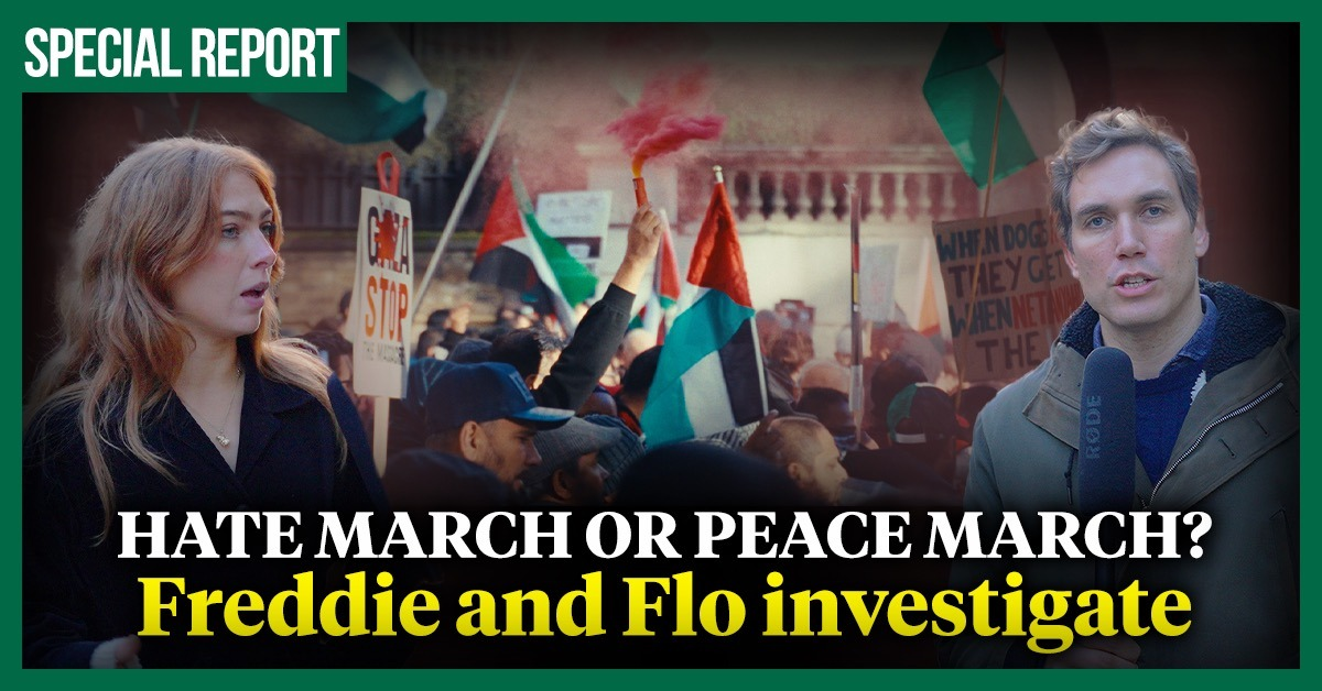 Hate march or peace march? Freddie and Flo investigate the London ...