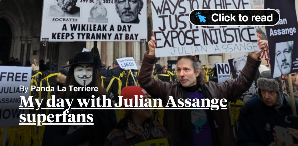 My day with the Julian Assange superfans - UnHerd
