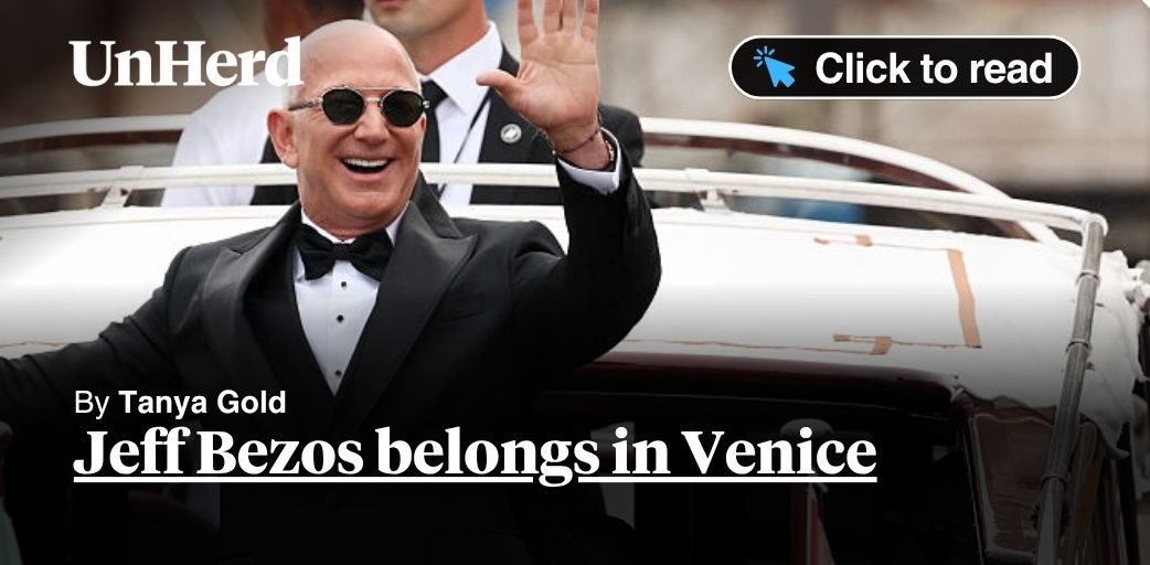 Jeff Bezos belongs in Venice