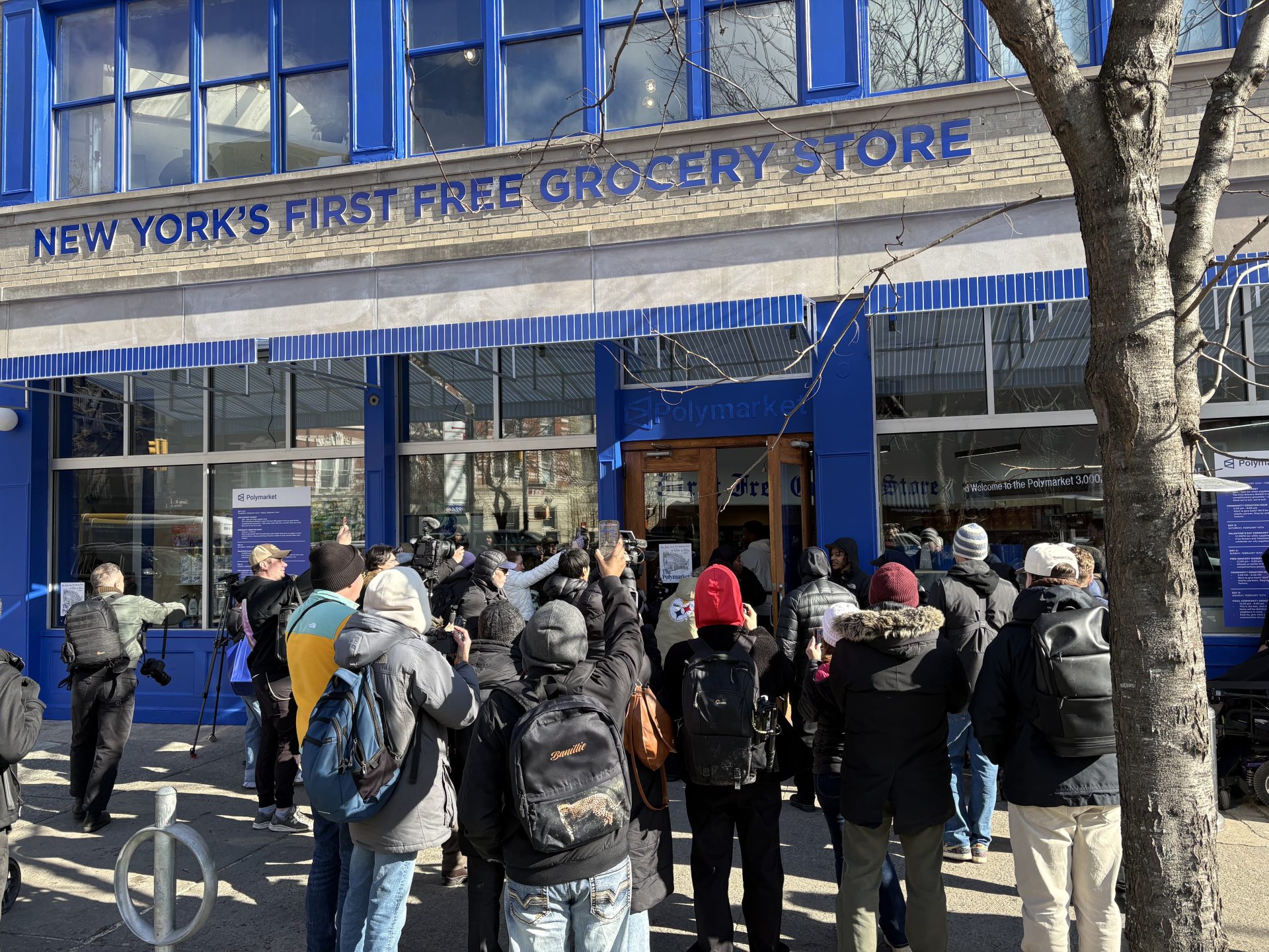 Inside Polymarket’s free public grocery store